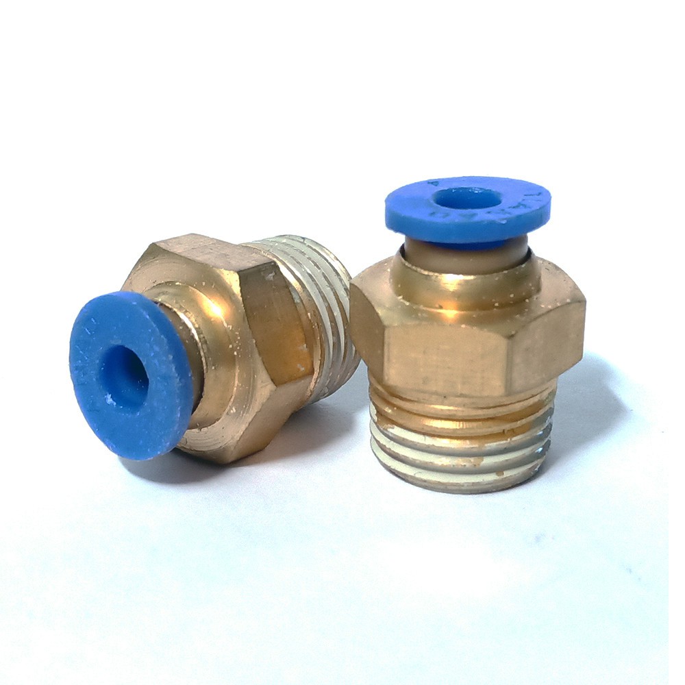 Pneumatic Push In Fitting 4mm X 1/4" Straight Male Connector | Shopee ...