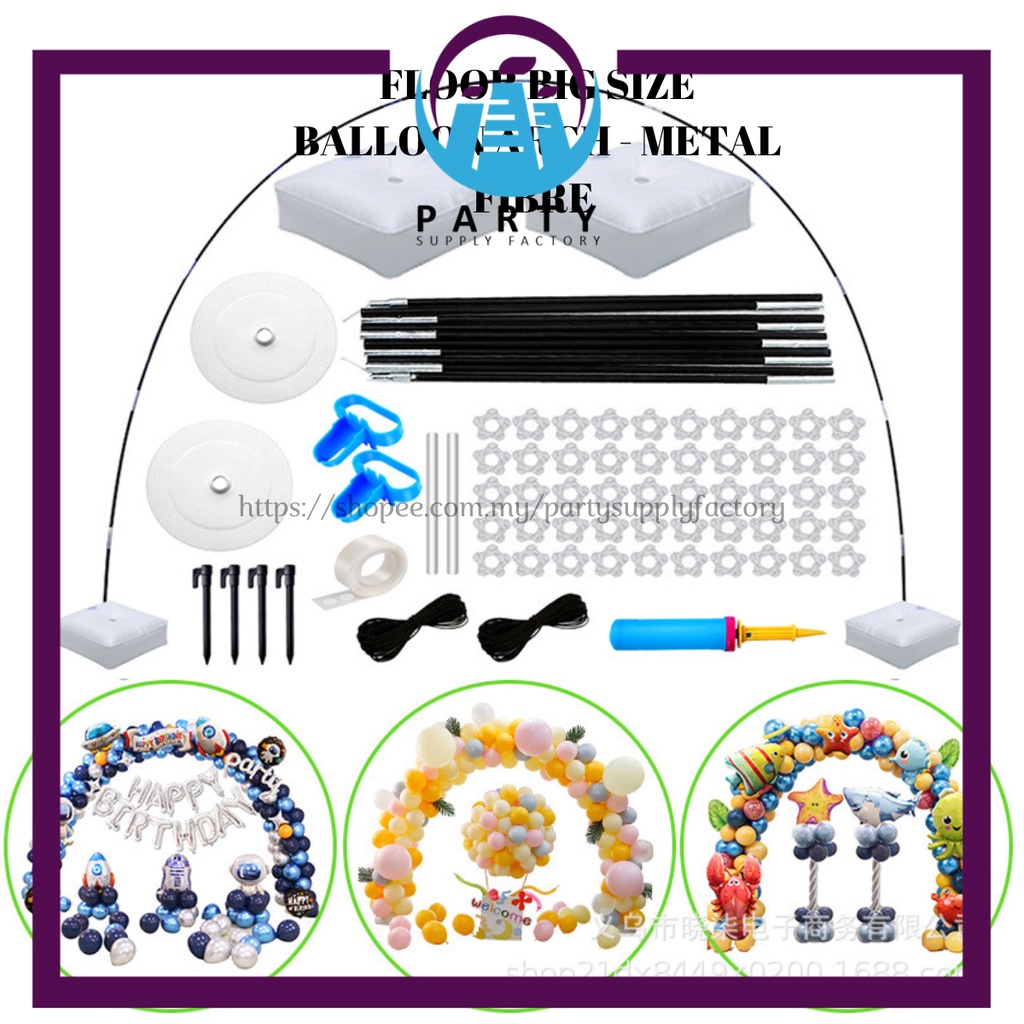BALLOON ARCH - FOLDABLE FOR TABLE / ARCH FOR GRAND OPENING WATER BASE ...