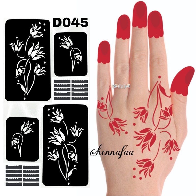 Sticker inai by hennafaa / henna sticker | Shopee Malaysia