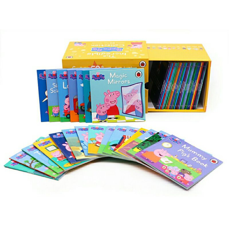 (50 books) Peppa Pig New Series Incredible Collection | Shopee Malaysia