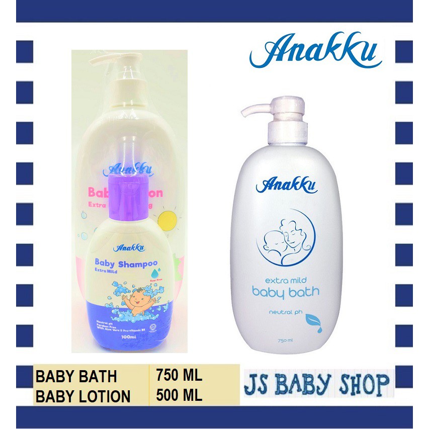 Anakku Baby Bath 750ML Baby Lotion 500ml | Shopee Malaysia