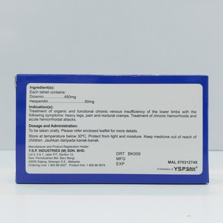 Davmorid For Haemorrhoids & Heavy Legs Relief Tablet 10's x3 exp20.11 ...