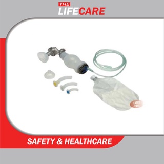 BVM Reusable Silicon Resuscitator Ambu Bag Valve Mask (Adult,Child ...