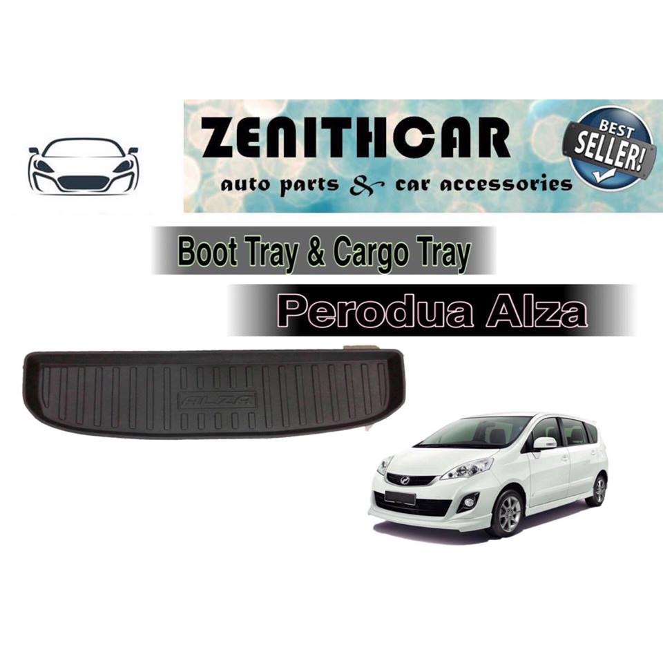 Perodua Alza 2009-2018 High Quality ABS Boot Tray Luggage Cargo Trunk ...