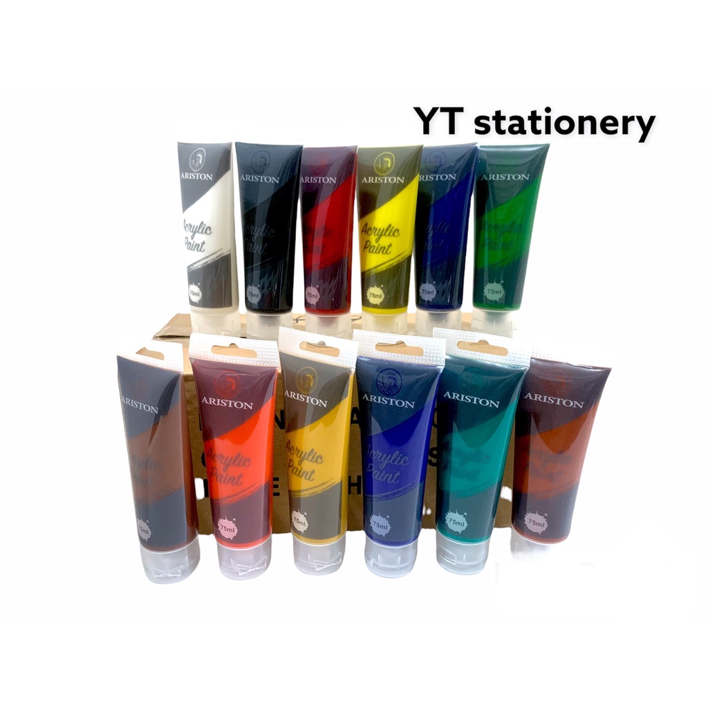 Ariston Acrylic Paint Color 75ml | Shopee Malaysia