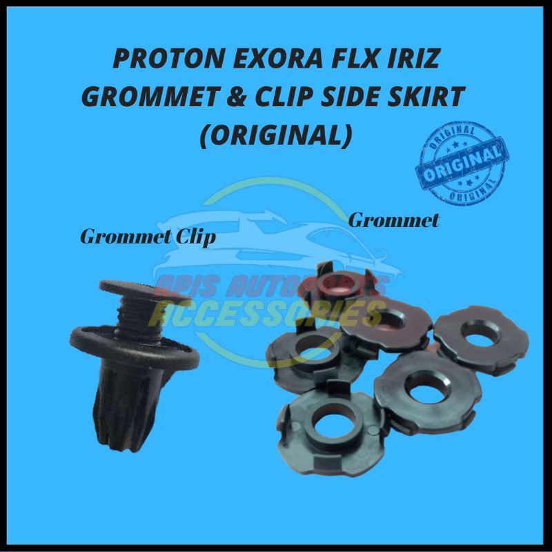 (ORIGINAL) PROTON GROMMET/GROMMET CLIP SIDE SKIRT EXORA FLX IRIZ HONDA ...