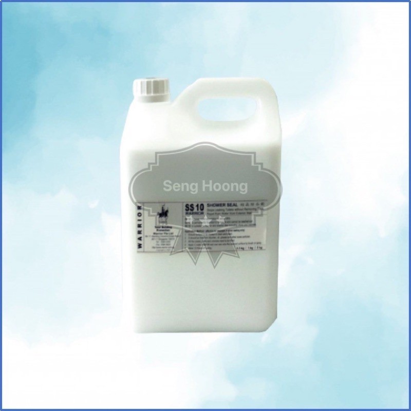 5Kg Warrior SS 10 Shower Seal 免砸砖透明渗透防水胶 SS10 Waterproof Repellent ...
