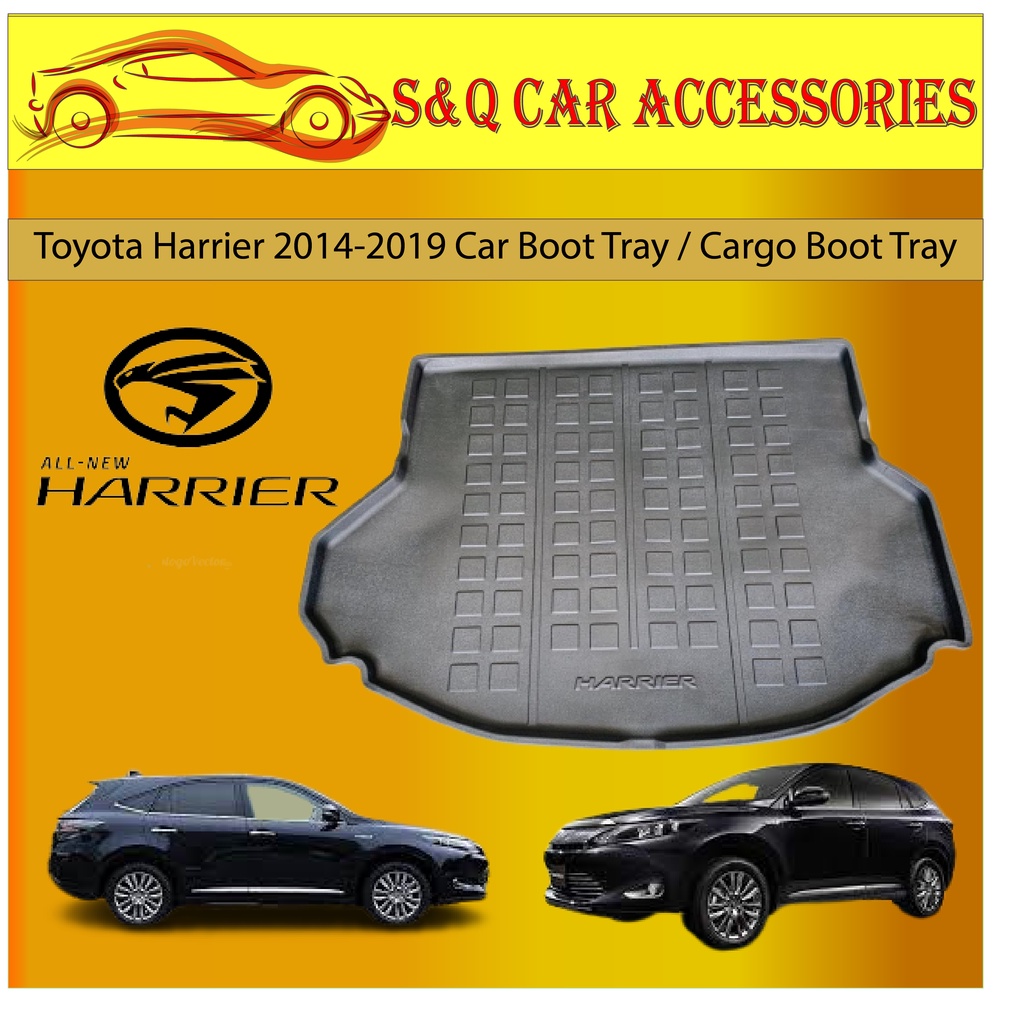 Toyota Harrier 2014-2019 Car Boot Tray / Cargo Boot Tray | Shopee Malaysia