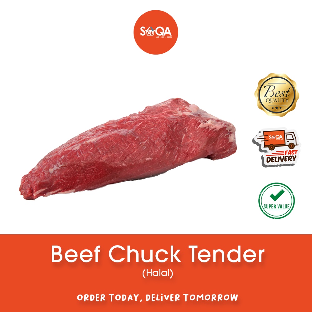 [Klang Valley only] Beef Chuck Tender 1KG (Halal) | Shopee Malaysia