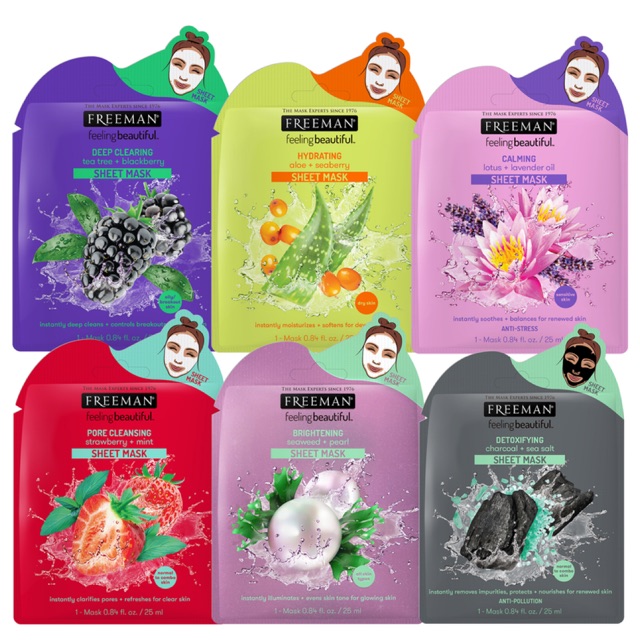 Freeman feeling beautiful Face Mask | Shopee Malaysia