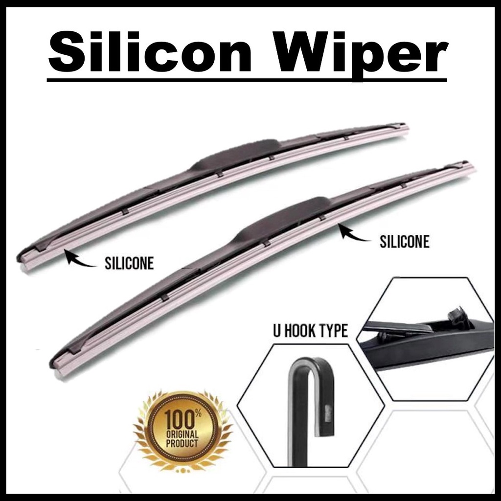 Japan Silicone Car Wiper Windshied For Proton Perodua Honda Toyota Nissan Hyundai Myvi Axia ...