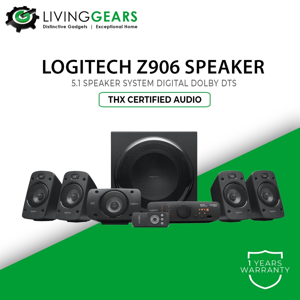 Logitech Z623 / Z625 2.1 THX Sound Subwoofer Speaker / Logitech Z906 5. ...