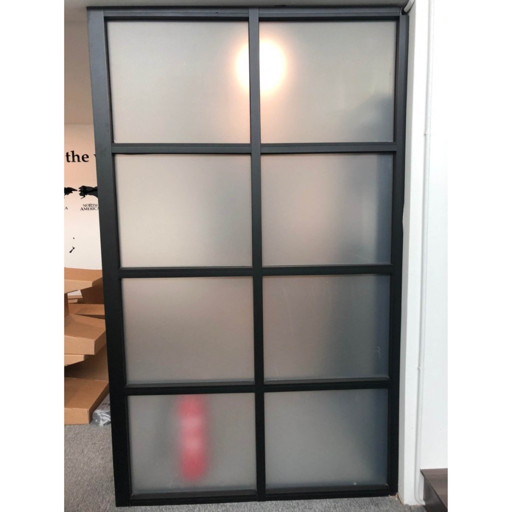 Frosted window sticker square piece for office glass panel or home ...