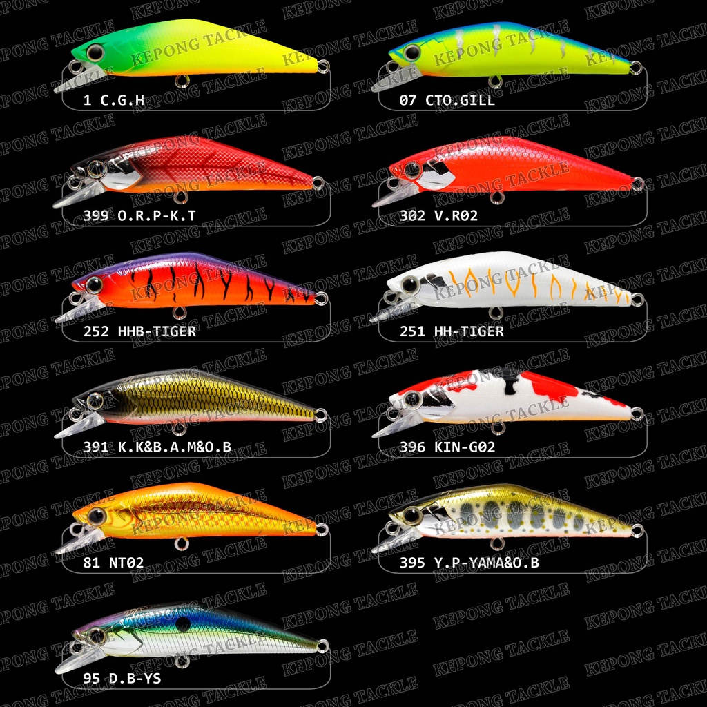 RIPPLE-ASH FISHING LURE ZERO ARISE MINNOW 70S JR BAIT LURE [PART 2] | Shopee Malaysia
