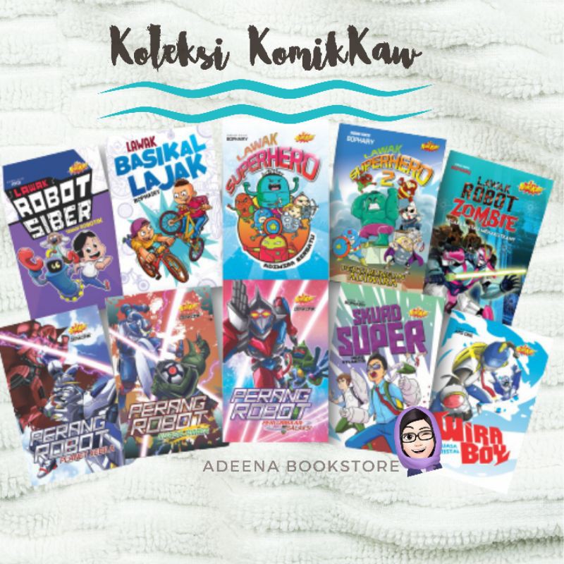KomikKaw Komik Lawak Komik Aksi Perang Robot Superhero ¦ Adeena ...