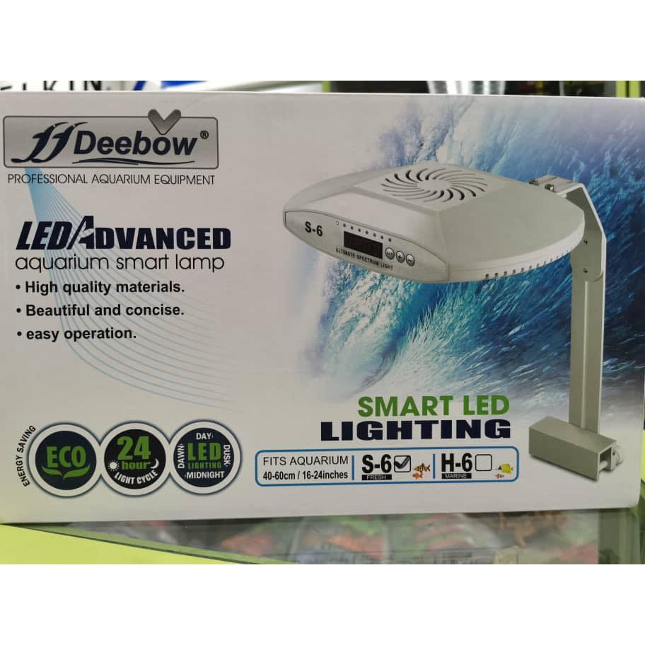 Deebow Smart Led Aquarium Light S-6 (Fresh Water 40 - 60cm) | Shopee ...