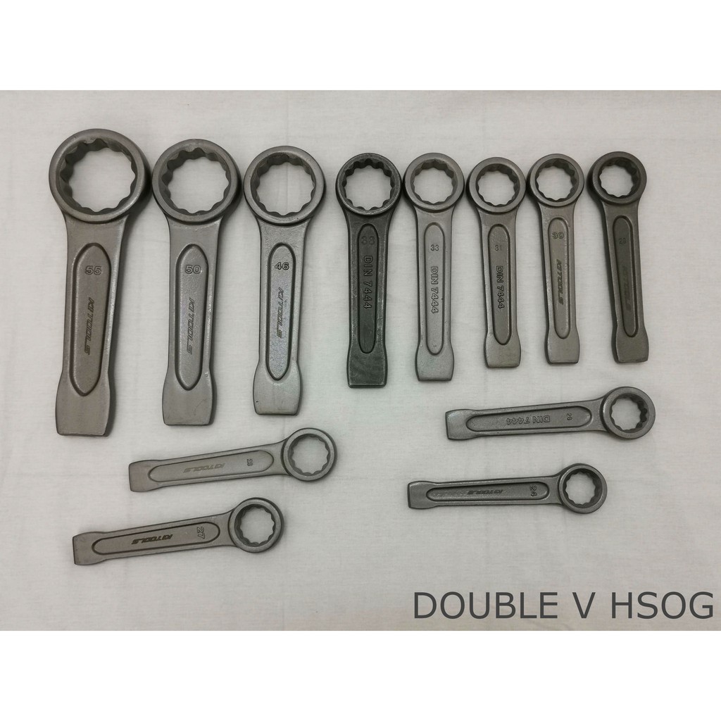 CRV SLOGGING RING SPANNER/HAMMER RING SPANNER [22MM-36MM] | Shopee Malaysia