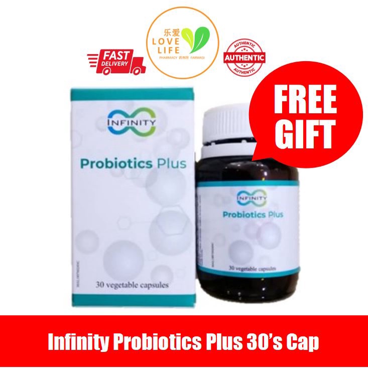 Infinity Probiotic Plus 30 vegetable capsules (Halal, Imported, Denmark ...