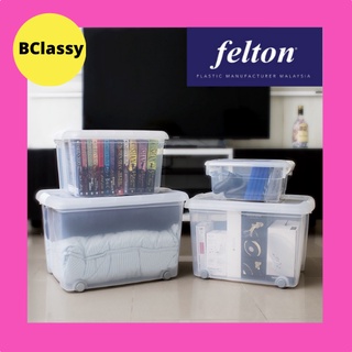 Felton Iconic Storage Box with Wheel Big Capacity Toy Storage Box Bekas ...