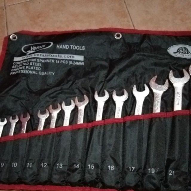 Set Spanar Spana Venus Spanner 8-24mm 14 PCS | Shopee Malaysia