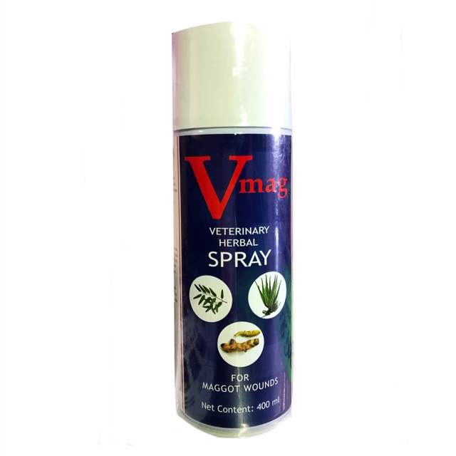 Vmag Veterinary Herbal Spray for Maggot Wounds 400ml | Shopee Malaysia