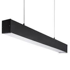 BS Light T8 Linear Fitting Office Hanging Light BLACK COLOUR CASING W/O ...