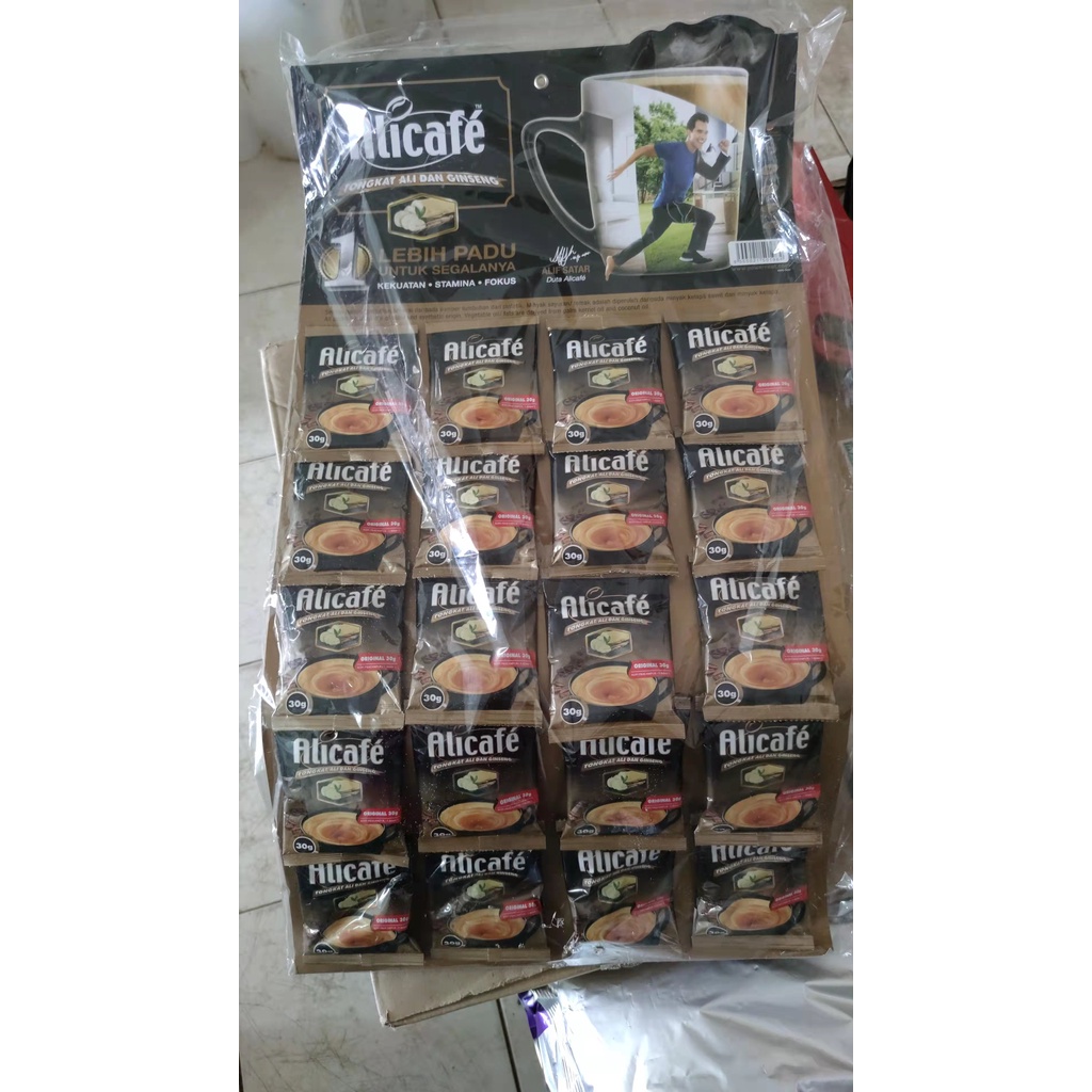 Alicafe Original (Tongkat Ali dan Ginseng) Papan (20 sachets x 30g ...