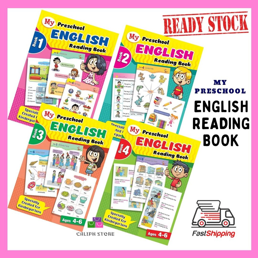 My Preschool ENGLISH | Reading Book and Activity Book | Ages 4-6 (Book ...