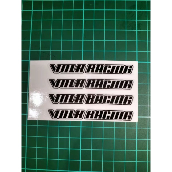 Volk Racing Logo Sticker | Shopee Malaysia