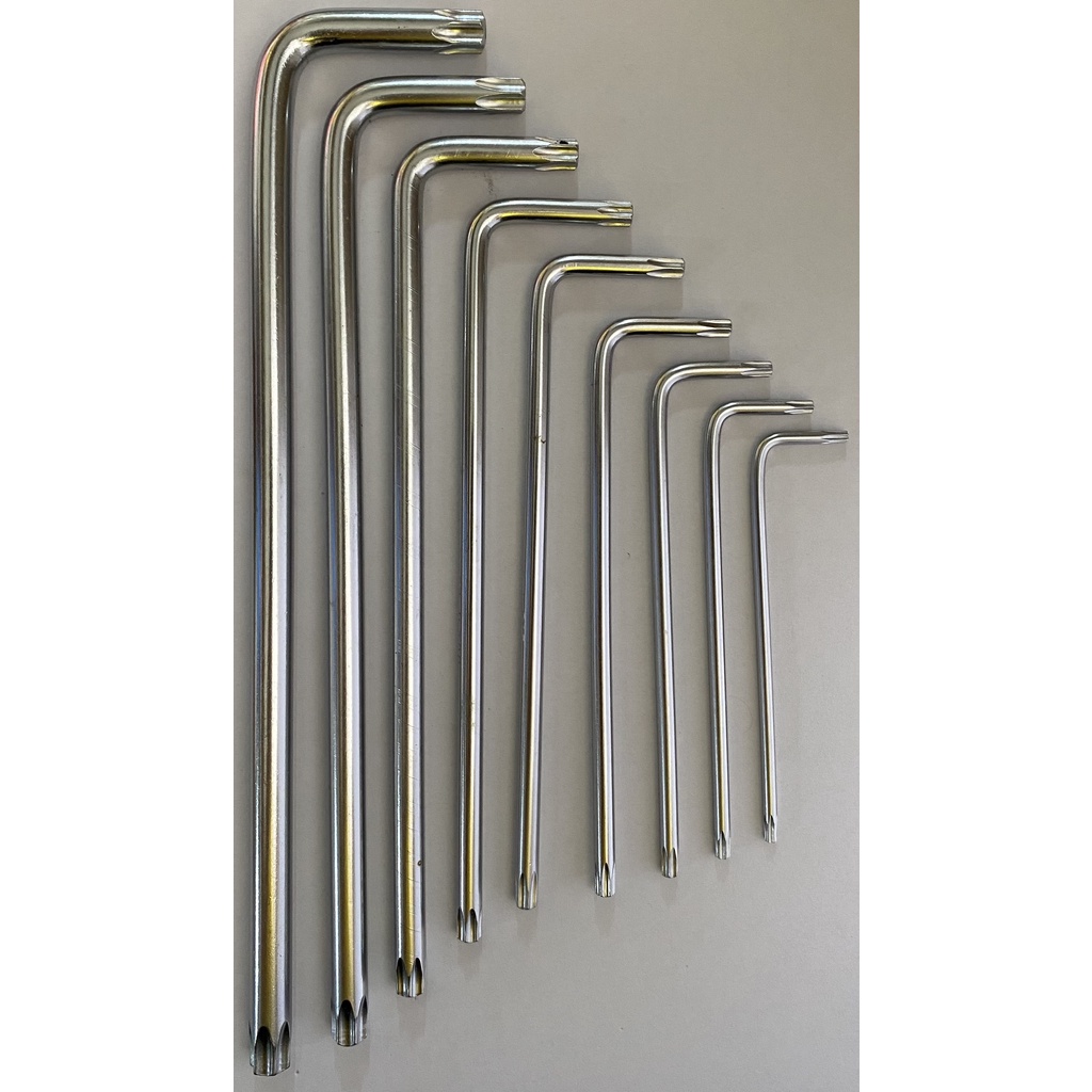 SEMENYIH SL 9 Pcs Extra Long Hex Key Wrench Set (Torx Star) Allen Ket ...