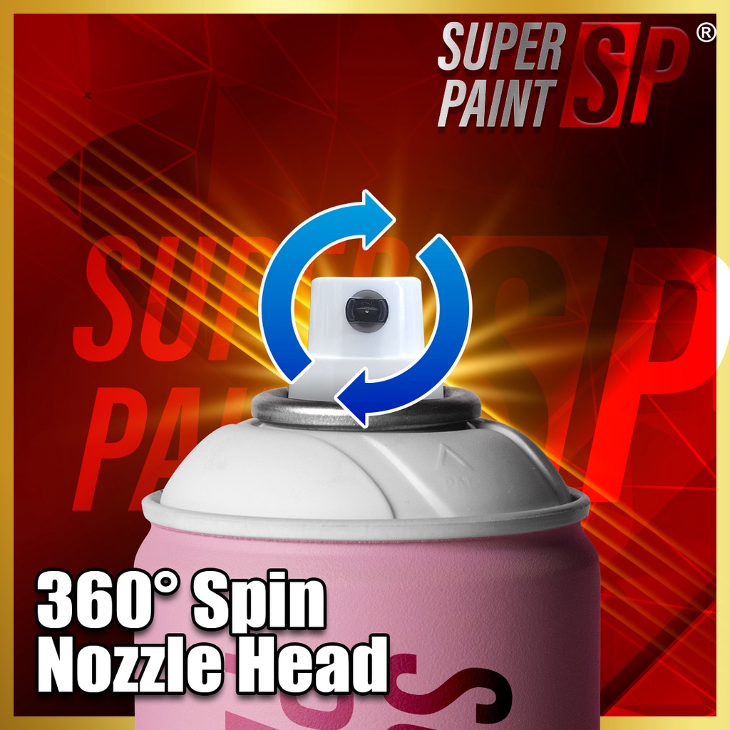 1pc 360° Aerosol Spray Paint Nozzle 💨 Kepala Spray Tin Cat Spray Leper ...