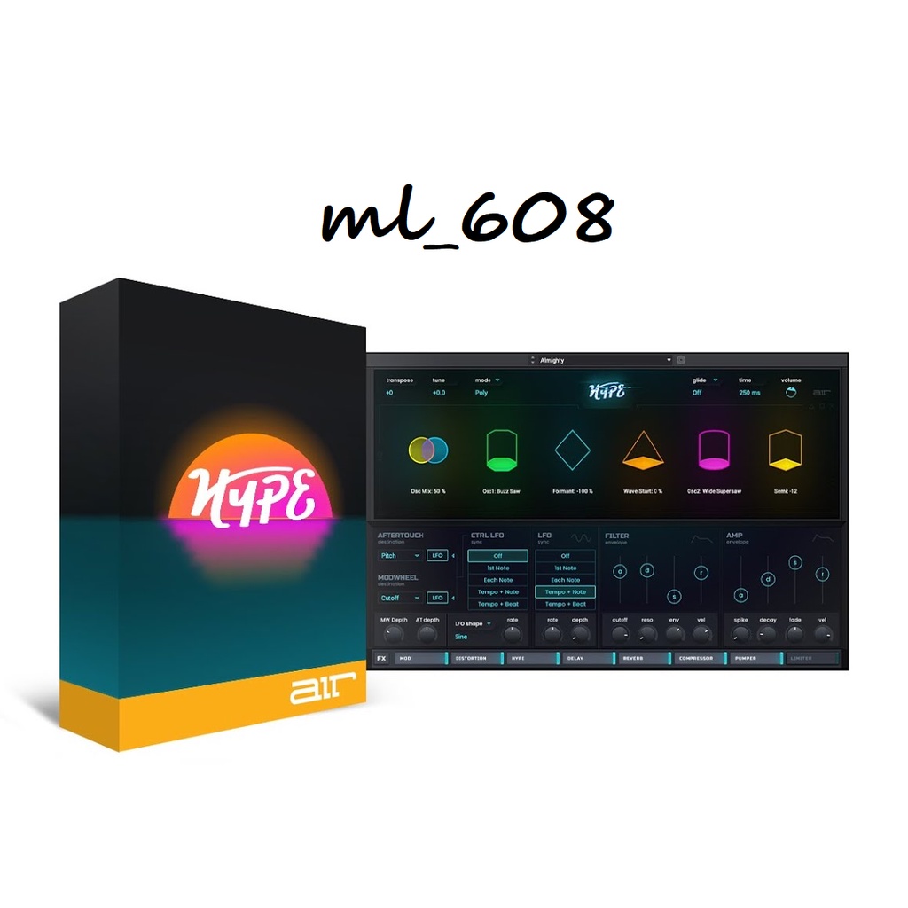 AIR Music Tech - Hype [VST, AAX, Standalone] (Windows) | Shopee Malaysia