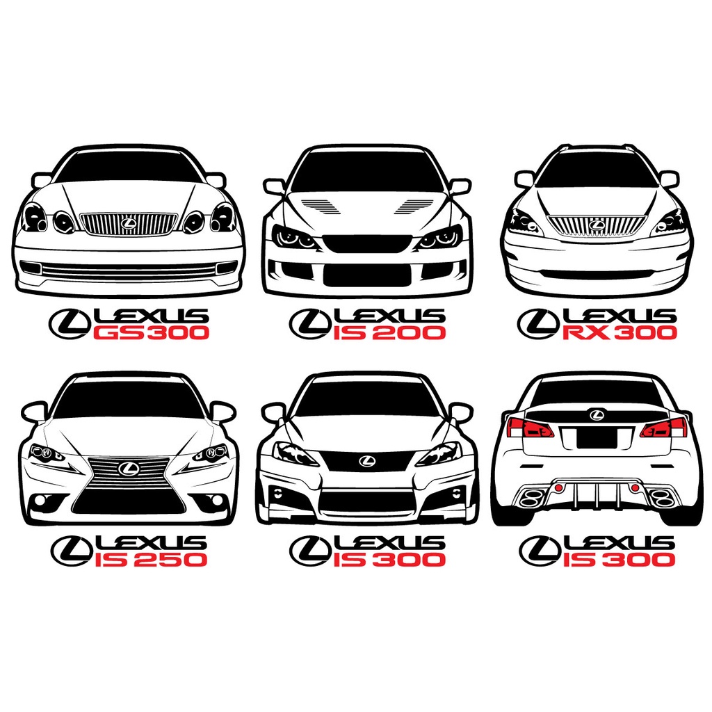 CAR VECTOR // VEKTOR KERETA (LEXUS EDITION ) MURAHHH!! | Shopee Malaysia