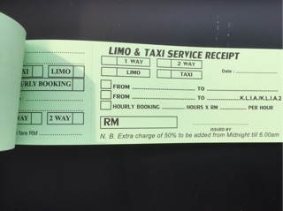 💥LIMITED PROMOTION FAST SELLING Taxi Receipt book BUKU RESIT TAXI LIMO ...