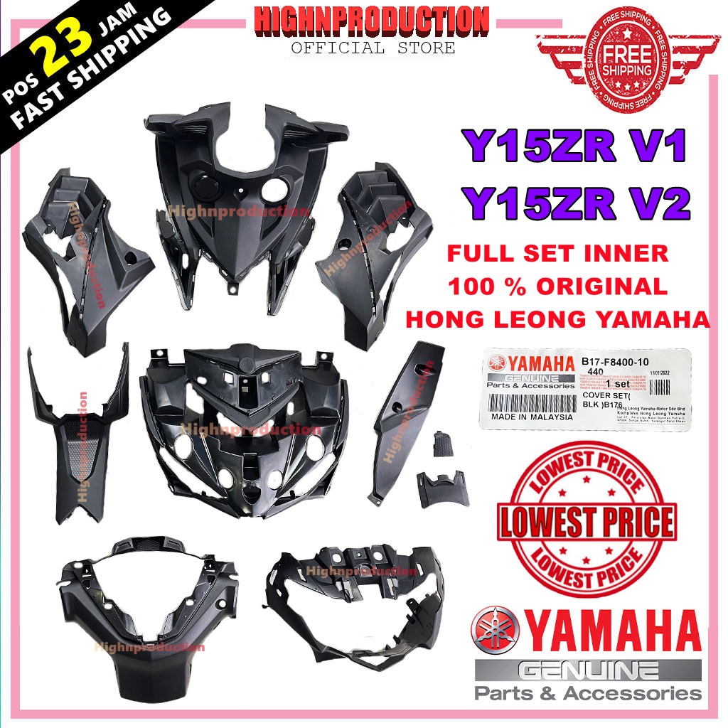 Yamaha Y15 Y15ZR V1 V2 Inner Full Set 10pcs Original HLY dan OEM | Shopee Malaysia