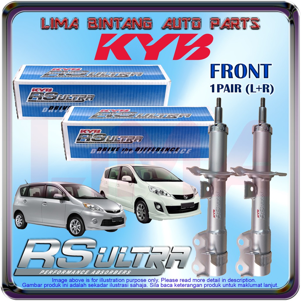( 1Pair ) Perodua Alza , Alza Advance Front Shock Absorber Heavy Duty ...
