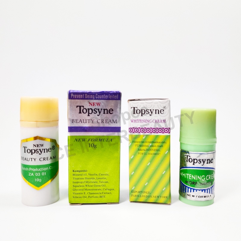 Topsyne Beauty and Whitening Cream New Formula 6g/10g [Ready Stock ...