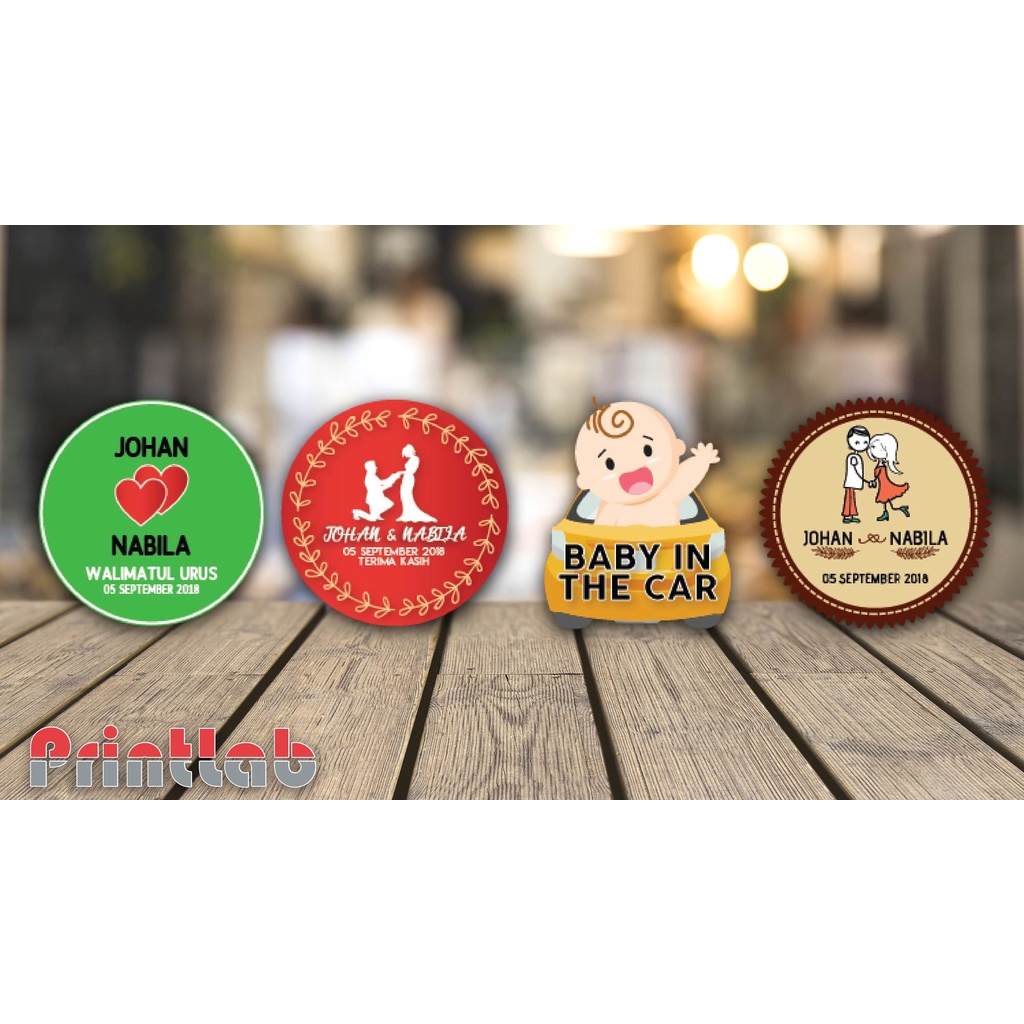 Label STICKER , Sticker Produk , Sticker Raya , Sticker Kalis Air ...