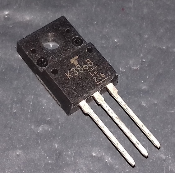 (1191) 2SK3868 K3868 3868 N-CHANNEL MOSFET 5A 500V TO-220F | Shopee ...