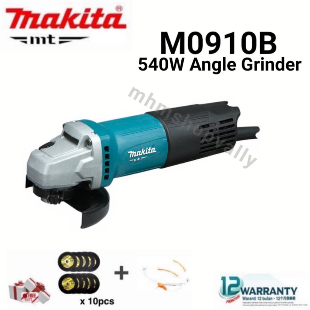 MAKITA MT M0910B / M0910G 540w Angle Grinder | Shopee Malaysia