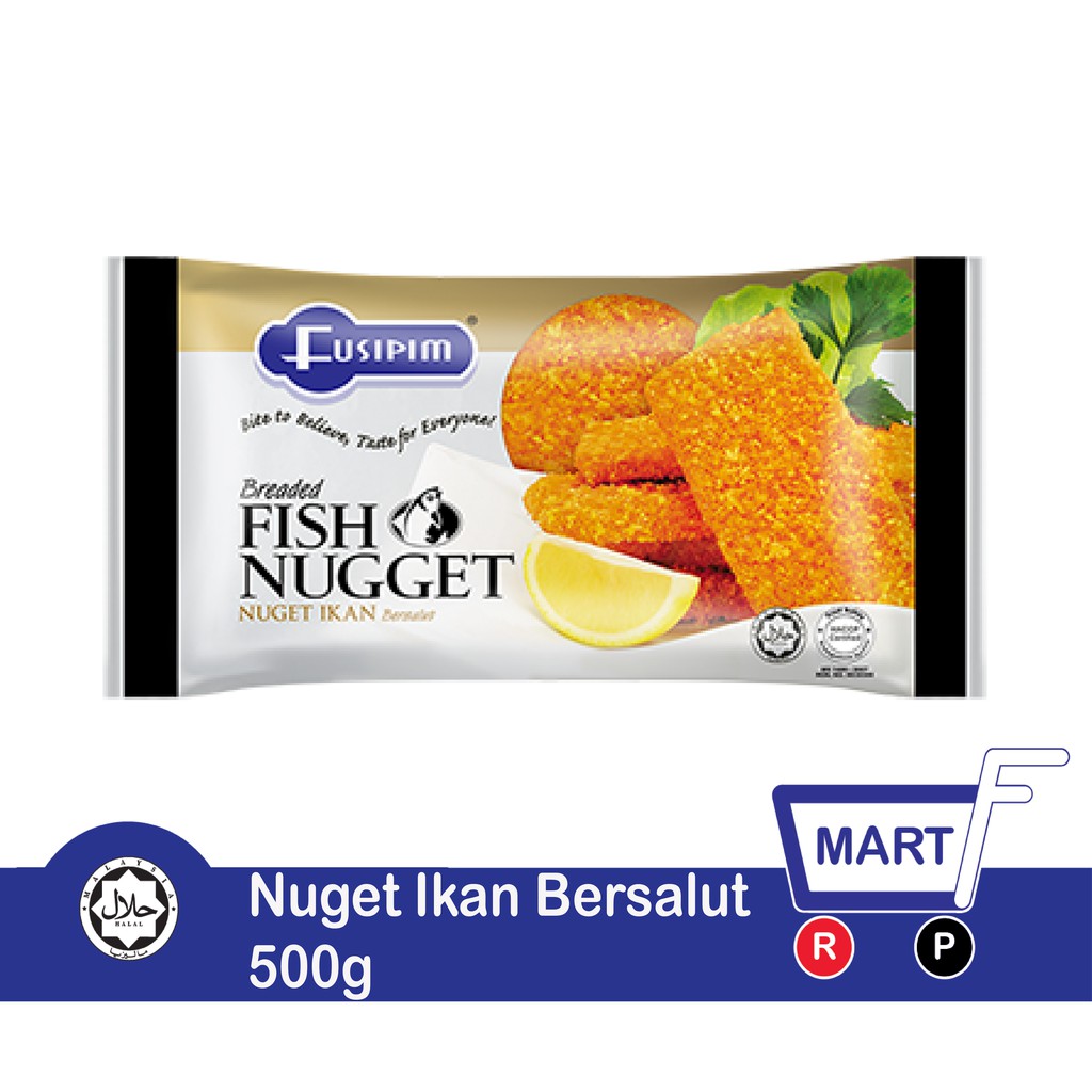 FUSIPIM Breaded Fish Nugget 500g (Nuget Ikan Bersalut) [KL, Klang ...