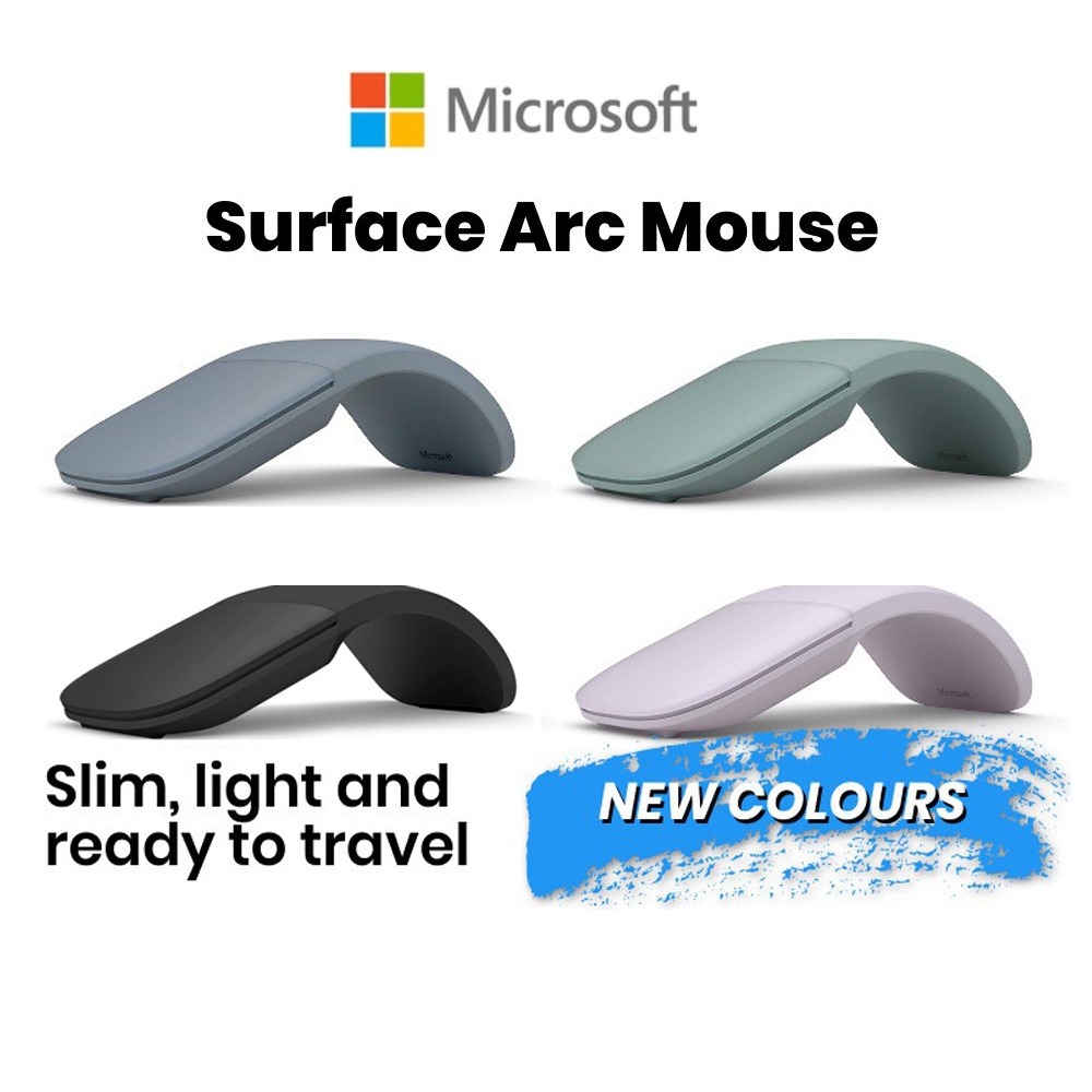 Wireless Foldable Arc Mouse Bluetooth 4.0 Mouse for microsoft surface ...