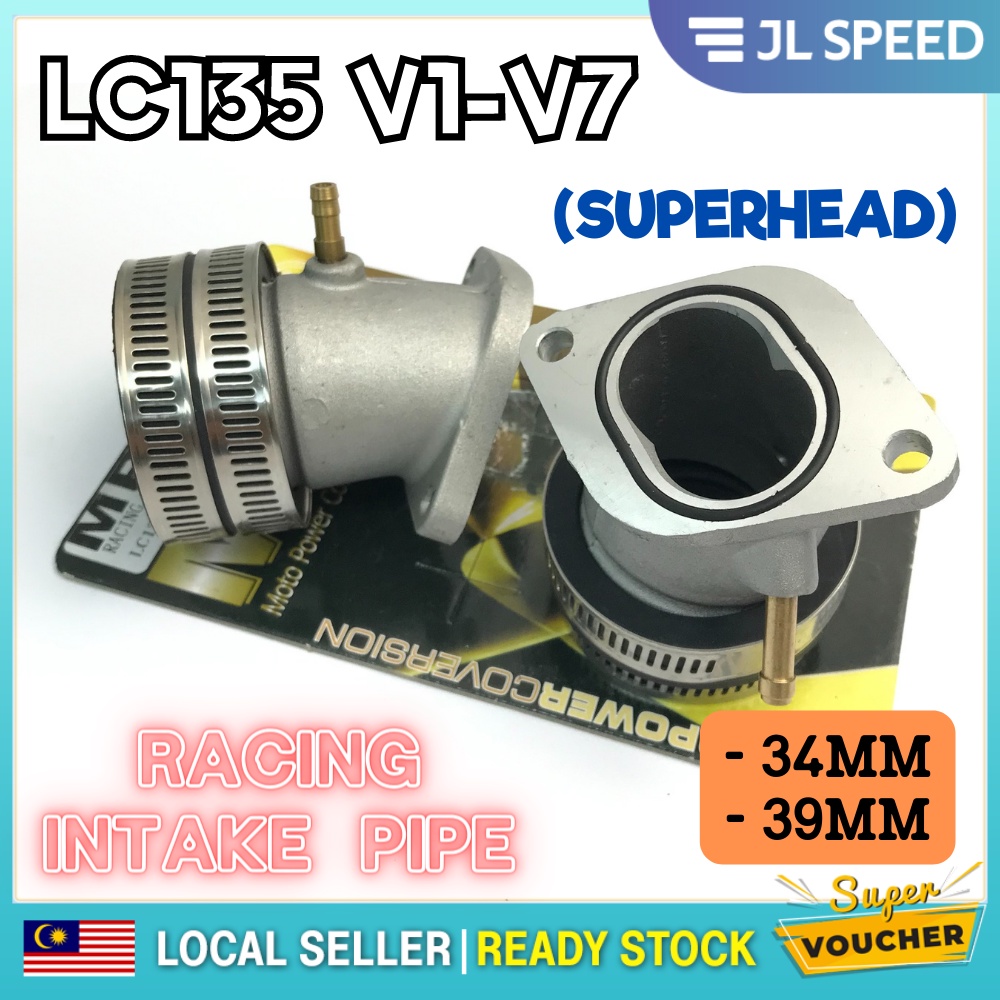 YAMAHA LC135 135LC SUPERHEAD RACING INTAKE PIPE TENGKUK CARBURETOR ...