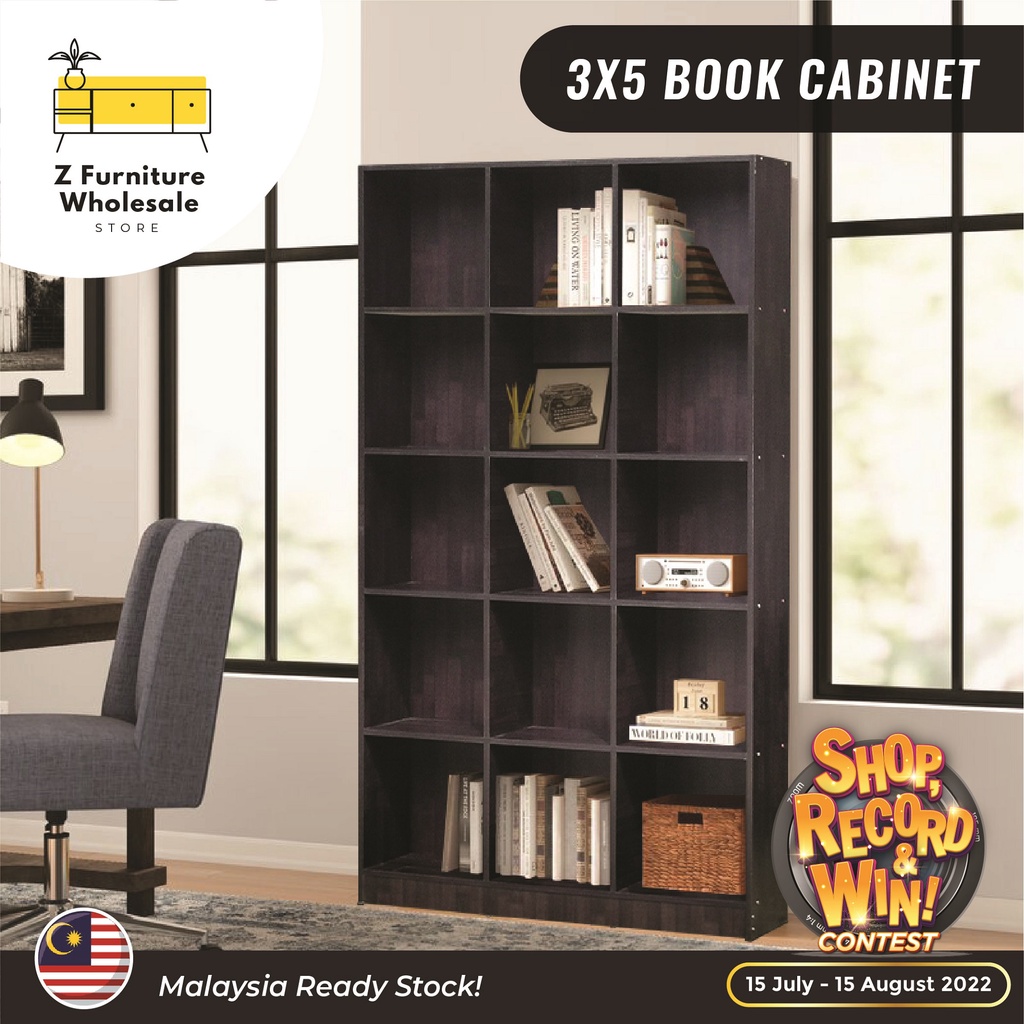 15 Cube File Cabinet / 5 Layer File Cabinet / File Rack / Book Rack ...