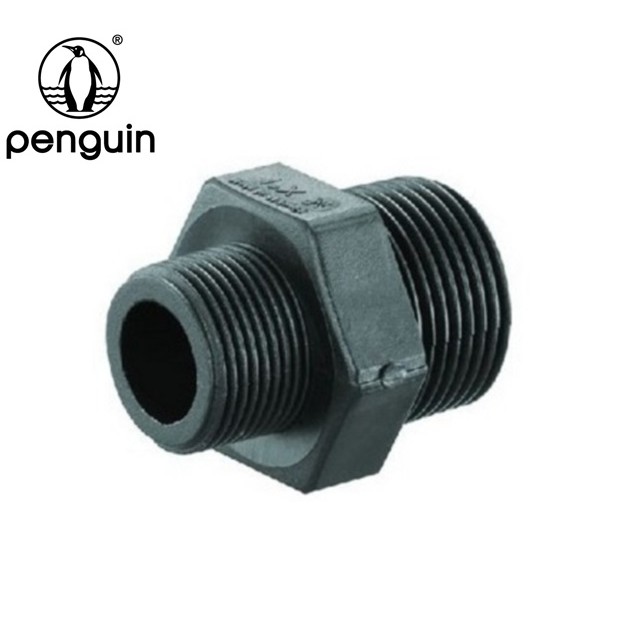 [1pieces] PP Nipple / Reducing Nipple PP Threaded Fittings Garden Greenhouse Farm Joiner Male ...