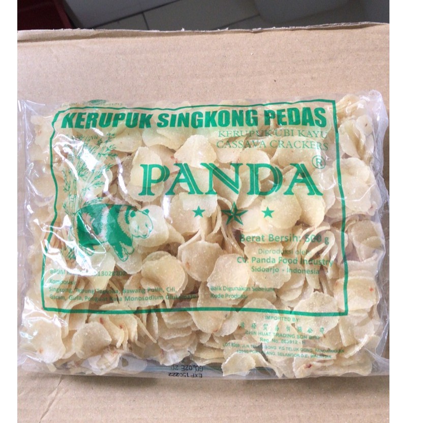 Panda Kerupuk Singkong Pedas (500g) | Shopee Malaysia