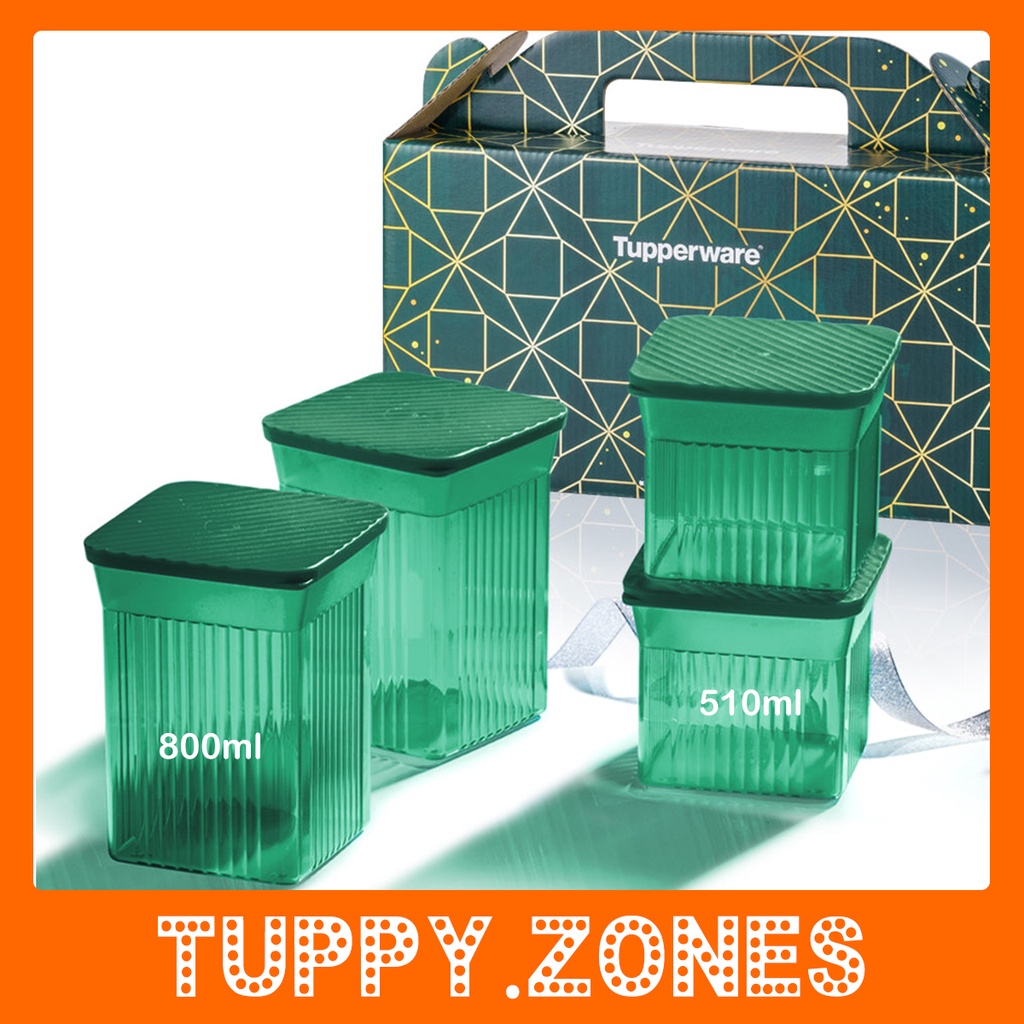Tupperware Elegant Square Set | Shopee Malaysia