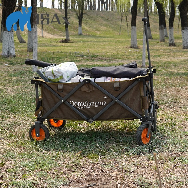 ISAx_Outdoor Folding Cars Four Wheel Camping Cars Trolley Cars Hand ...