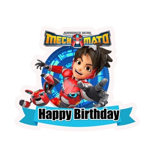 Mechamato Birthday Cake Topper 001 | Shopee Malaysia