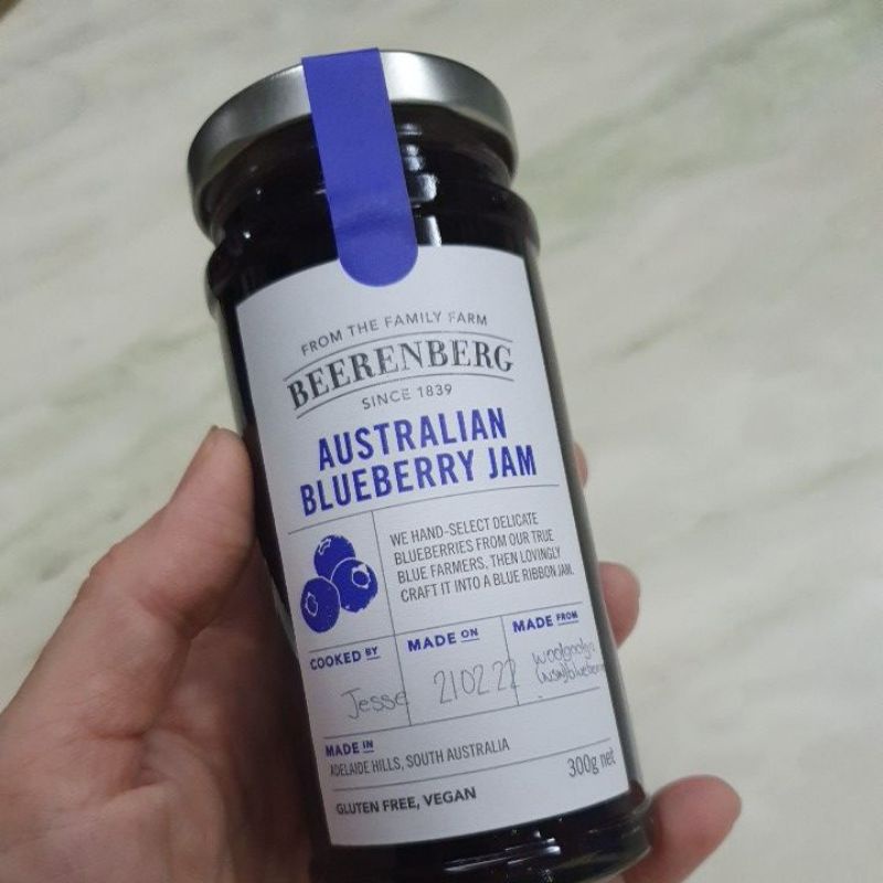 AUSTRALIAN BLUEBERRY JAM Beerenberg 300g | Shopee Malaysia